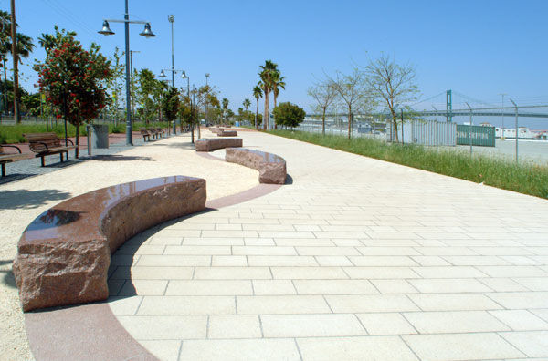 Stone paving slab - 12 x 24 - ACKER STONE - pedestrian / for public spaces