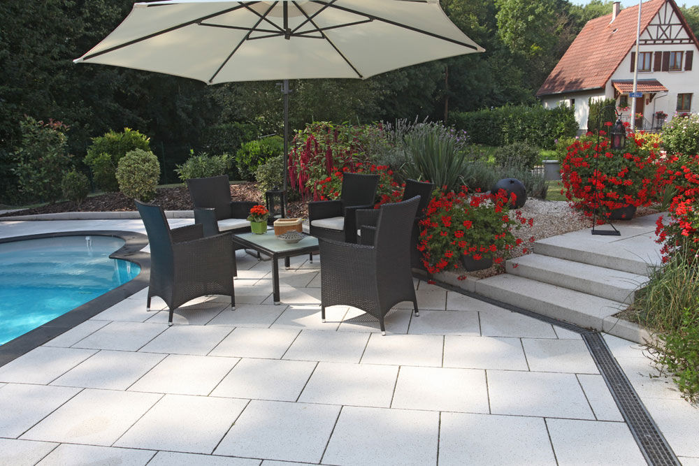 Garden tile - UHL - poolside / floor / concrete