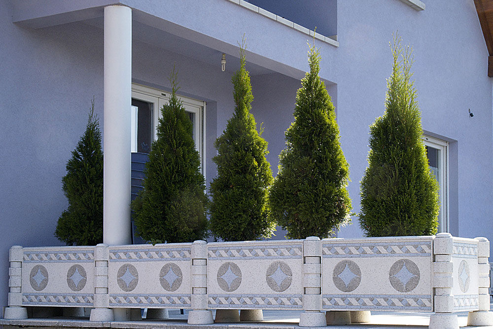 High-performance concrete flower box - UHL - rectangular / other shapes ...