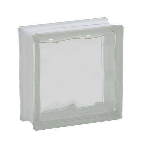 Square glass brick - VET02-50 series - DAKOTA - satin / for interior ...