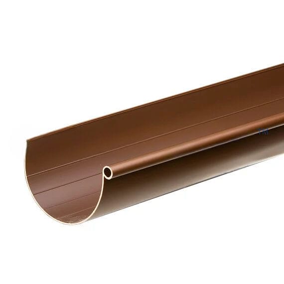 PVC roof gutter - G125 - DAKOTA - semi-circular