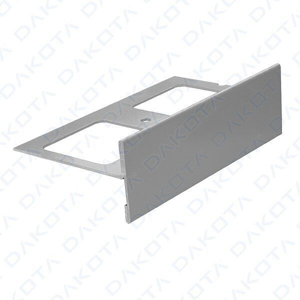 Aluminum edge trim - PRO21 series - DAKOTA - for tile / outside corner ...
