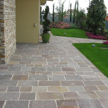Outdoor paving - EURO PORFIDI - textured / anti-slip / drive-over