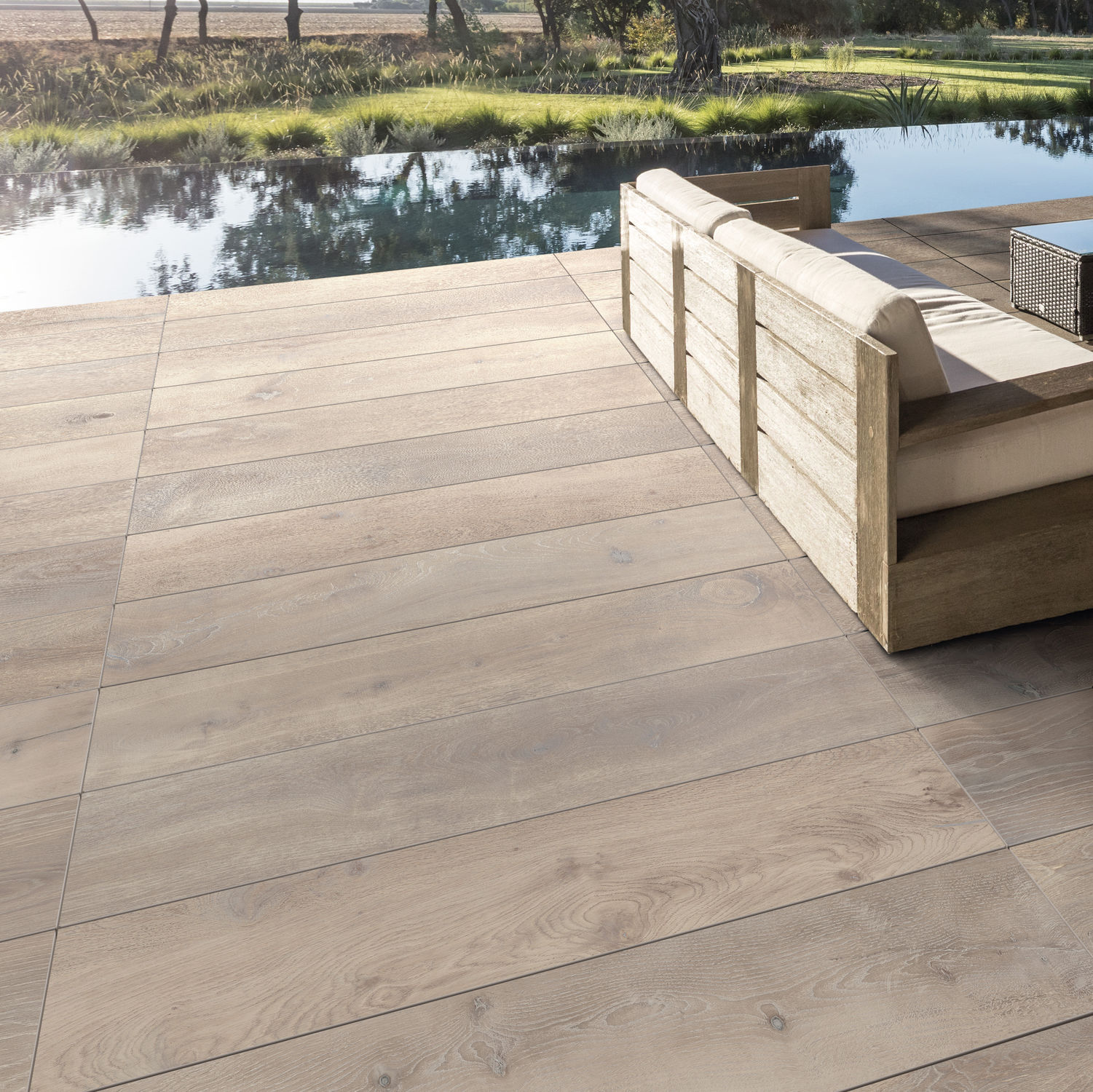 Porcelain stoneware tile - SLAVONIA 2.0 - KRONOS CERAMICHE - natural finish / outdoor / garden