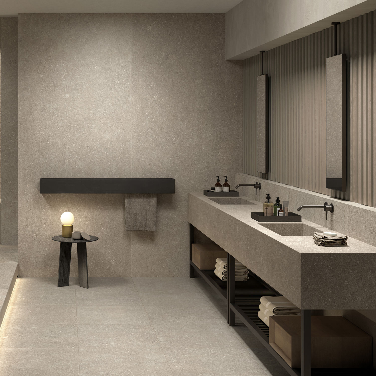 Porcelain stoneware tile - DUNE CARVED - KRONOS CERAMICHE - matte ...