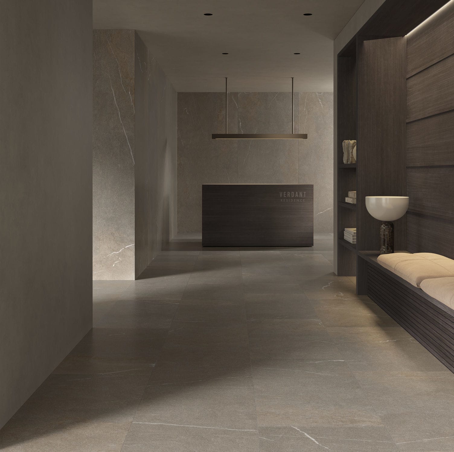 Indoor tile - VELVET - KRONOS CERAMICHE - living room / bathroom / patio