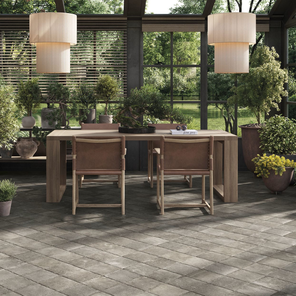 Stone tile - GENT - KRONOS CERAMICHE - matte / polished / indoor