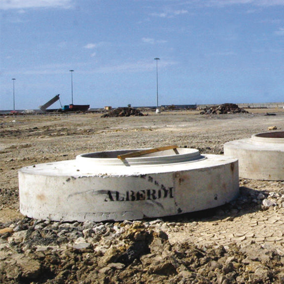 Concrete manhole cover - REDUCING - Prefabricados Alberdi - round