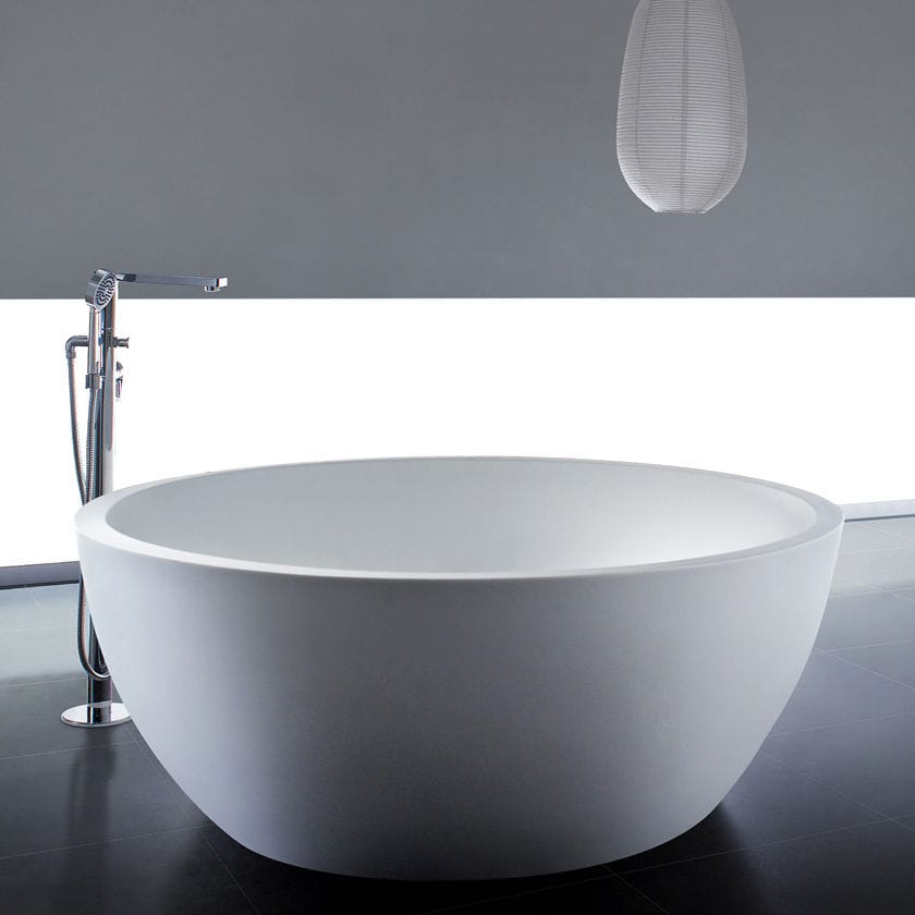 Round bathtub - PG11860 - PG Caststone - free-standing / stone resin ...