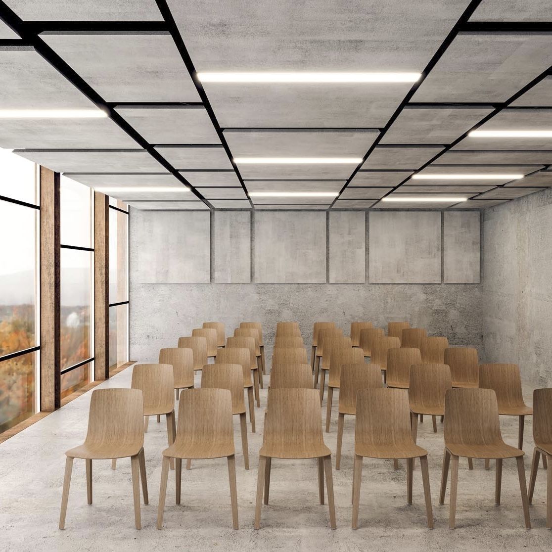 Acoustic wall panel - SURFACE™ - anima&corpo - for ceiling / free ...