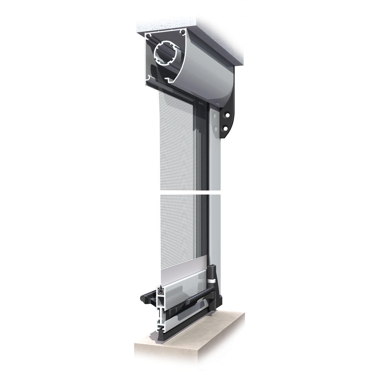 Roll-up insect screen - 880 - Europa Profil Aluminium SA - for windows