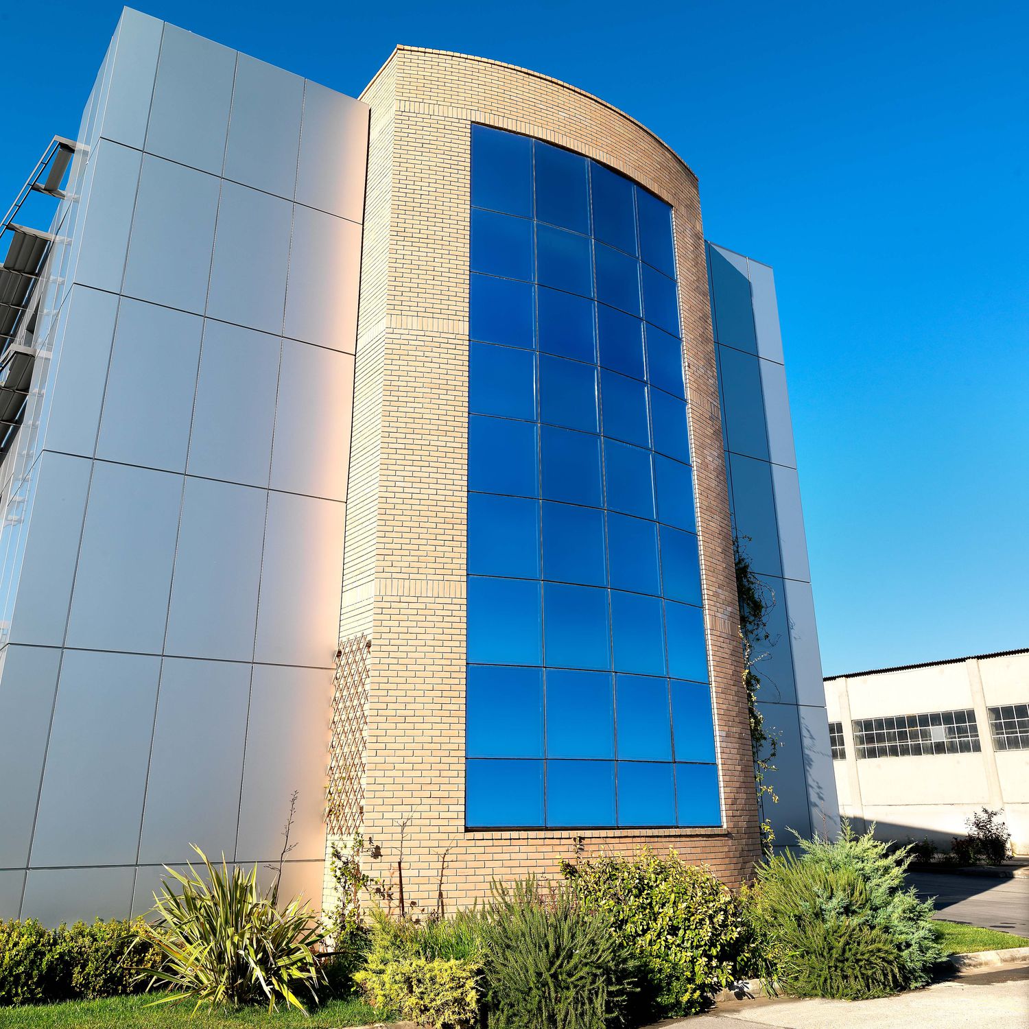 Aluminum and glass curtain wall - 4000 - Europa Profil Aluminium SA - glass