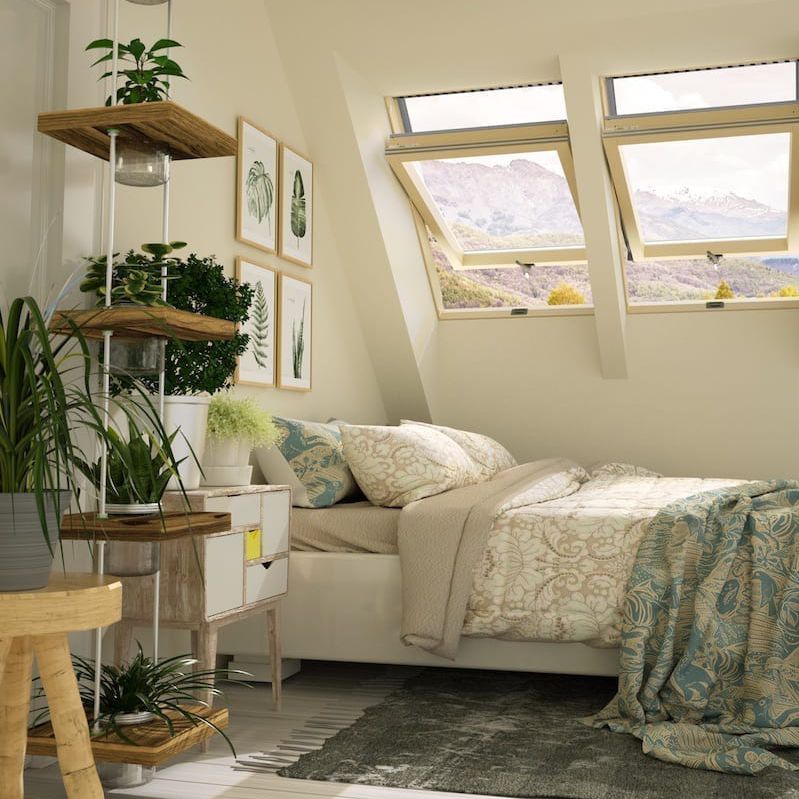 Wooden roof window - ISO I22 - okpol - pivoting with central axis ...