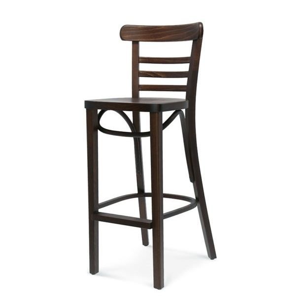 Traditional bar chair - 225 - Fameg - indoor / beech / wooden base
