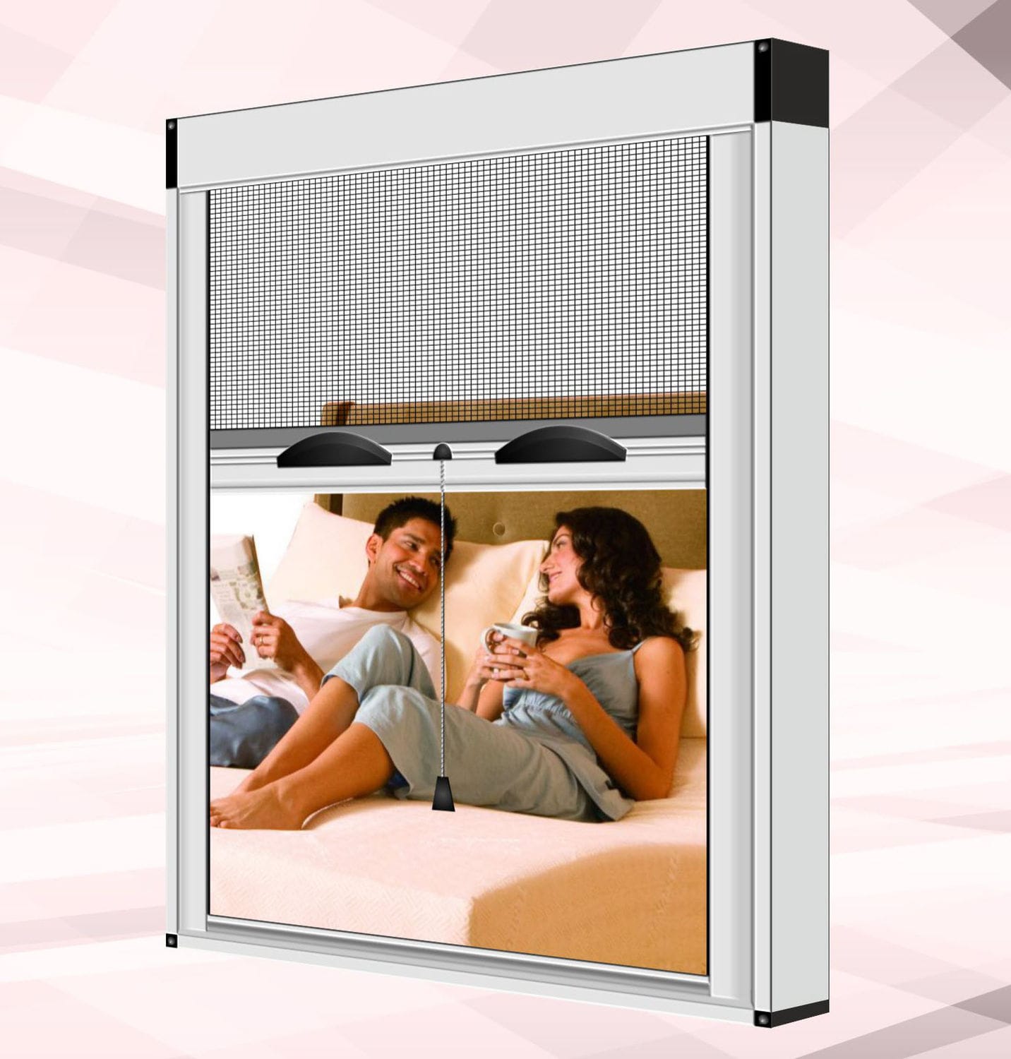 Roll-up insect screen - S.E.T. - TEHNI SA - for windows