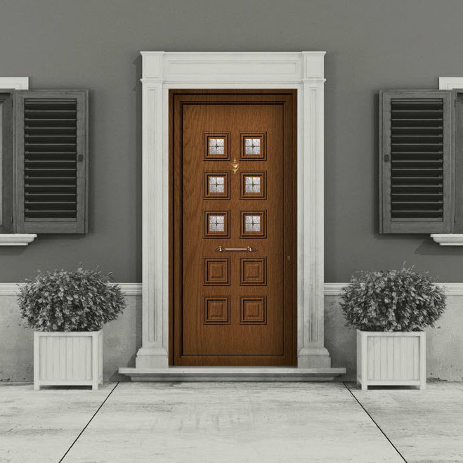 Aluminum door panel - PRESS - TEHNI SA