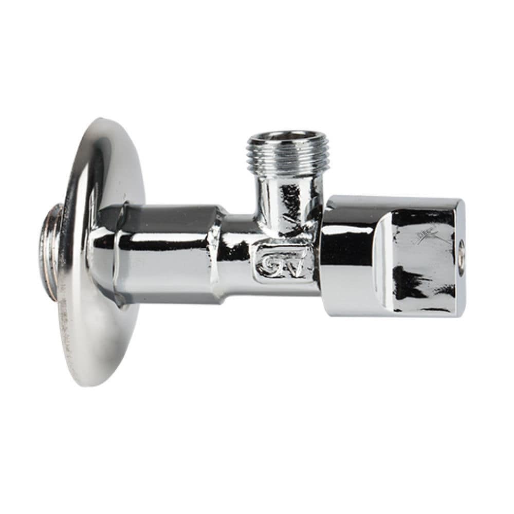Wall-mounted shut-off valve - ISIS - Genebre - brass / bathroom / 1-hole