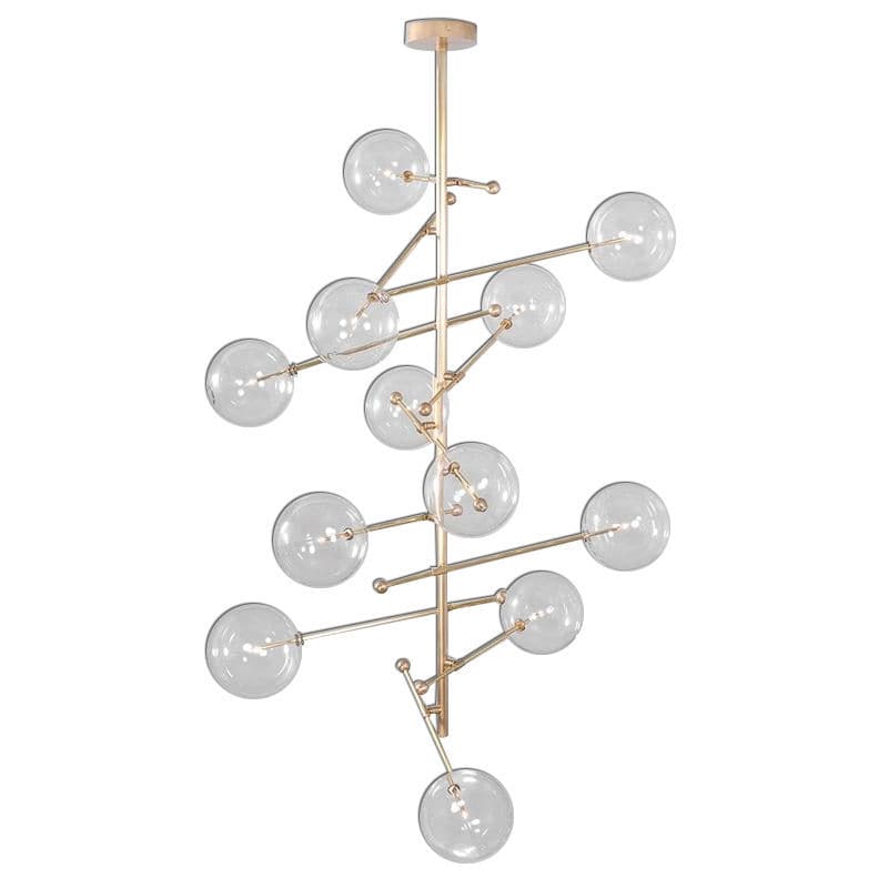 Contemporary chandelier - IQ8014 ROHDE - Alan Mizrahi Lighting - glass ...