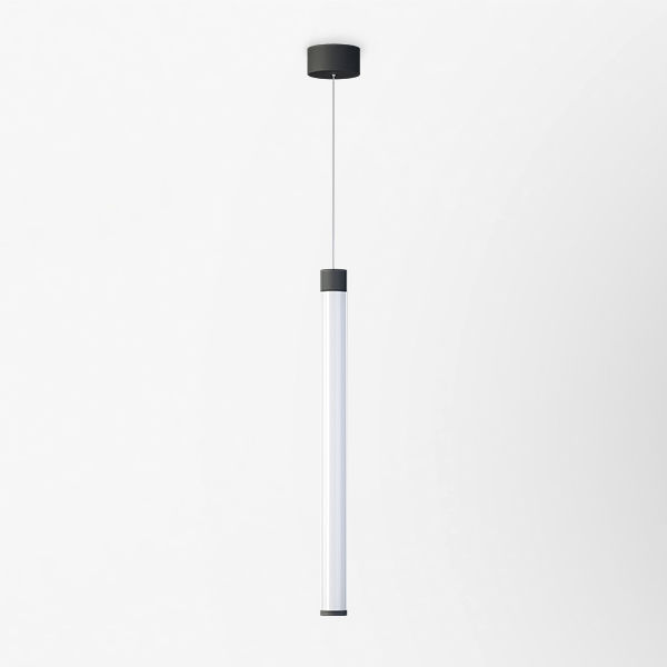 Vertical light fixture - IRIS 360º - Brilumen - hanging / LED / tubular