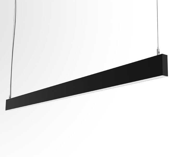 Hanging light fixture - ORIS SLIM PRO OPAL - Brilumen - LED / linear / IP40