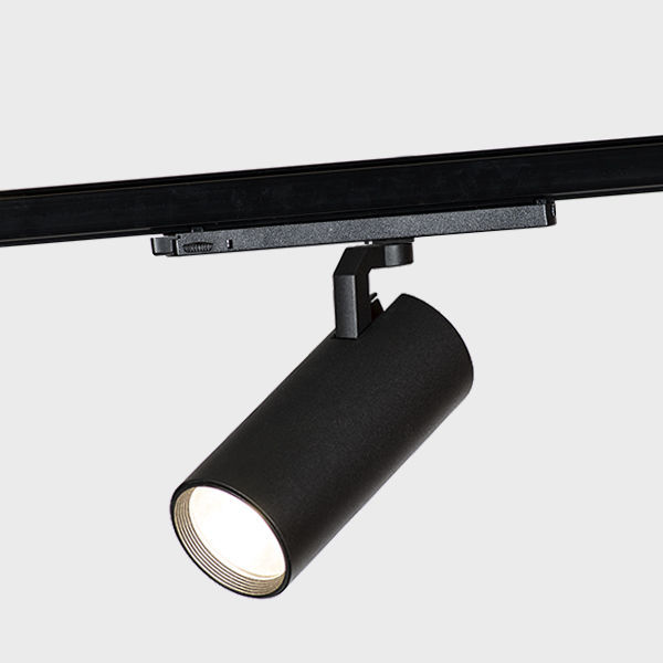 LED track light - SPAR 29W - Brilumen - cylindrical / aluminum / for shop