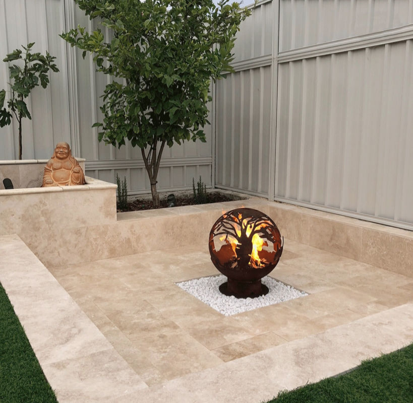 Travertine natural stone slab - Efesus Stone - for floor / for wall ...