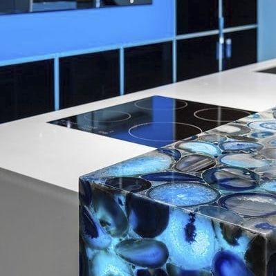 Marble countertop - Efesus Stone - Cristalplant® / commercial / kitchen