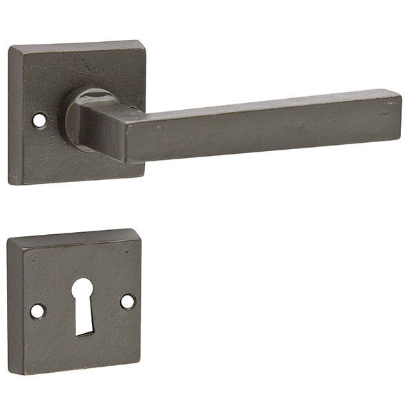 Door handle - M12-R12 PT2 QUADRA - Giara - metal / classic
