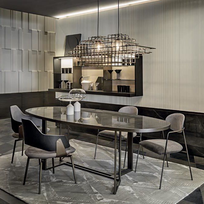 Contemporary dining chair - EDEN - Shake Design - indoor / leather ...