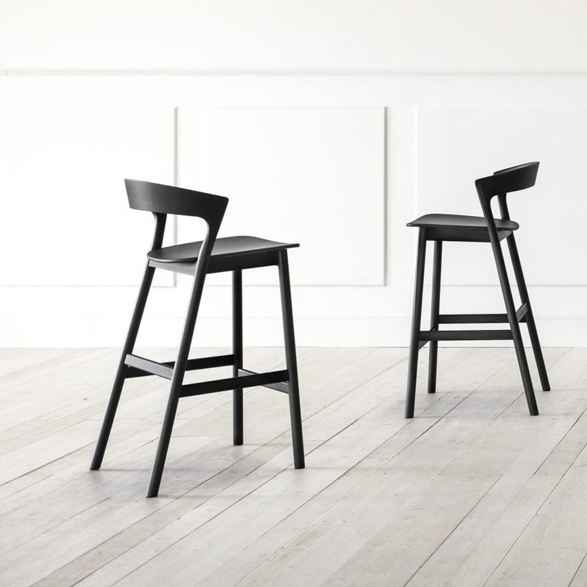 Contemporary bar chair - EDITH 0074-LE - Traba' - indoor / plywood ...