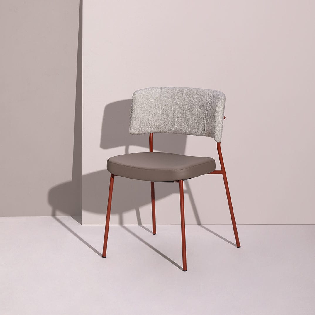 Stackable chair - MARLEN MET - Traba' - contemporary / indoor / fabric
