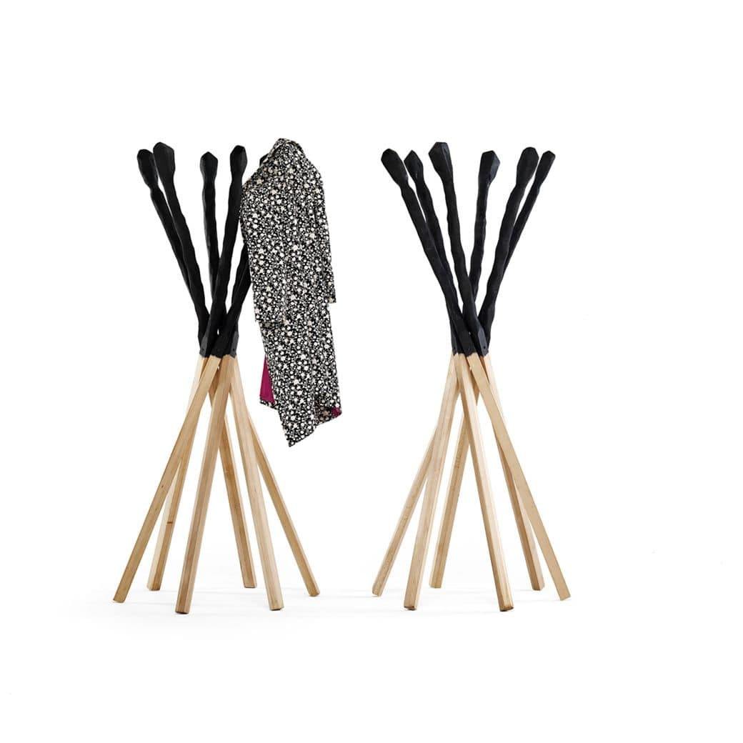 Floor coat rack - MATCH - Mogg - contemporary / beech