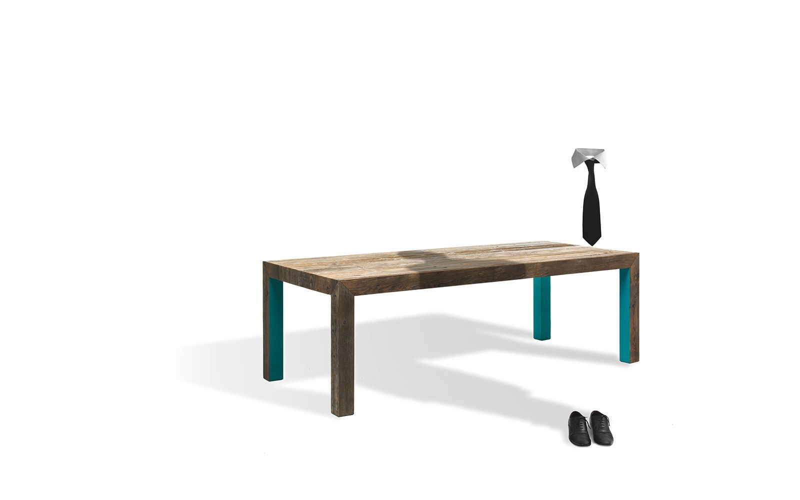 Contemporary table - ZIO TOM - Mogg - wooden / rectangular