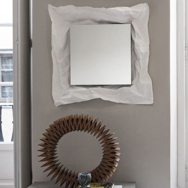 Wall-mounted mirror - WOW - Mogg - contemporary / rectangular / square