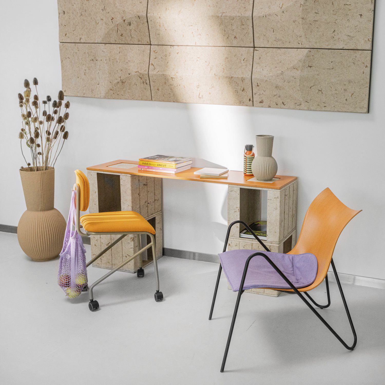 Free-standing desk - CUBE - vank - 2 person / multiplace / individual