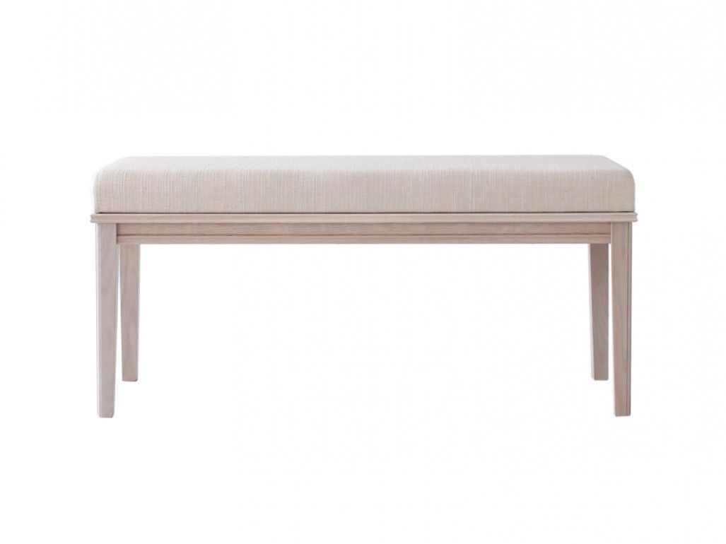 Contemporary bed bench - REBECCA LONG - HEAVENS - fabric / wooden / home