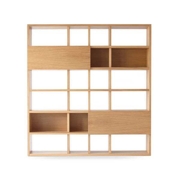 High shelf - HARRY - HEAVENS - contemporary / oak / lacquered wood