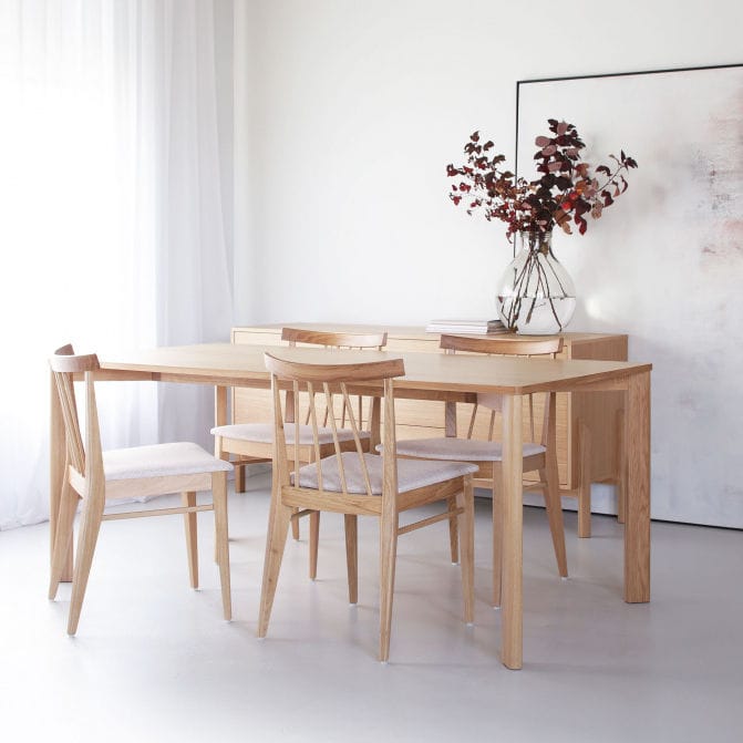 Contemporary dining table - OTTO - HEAVENS - oak / walnut / solid wood
