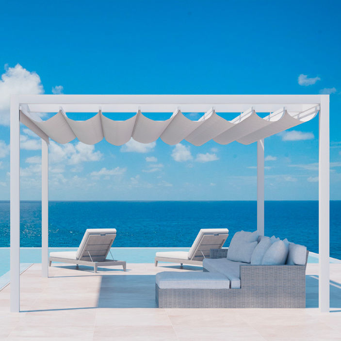 Self-supporting pergola - Pergoelit-100 - LLAZA WORLD, S.A. - hanging ...