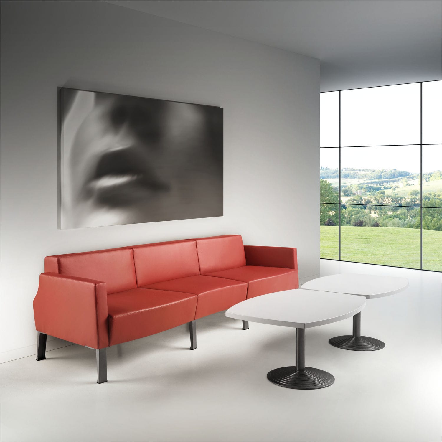 Modular sofa - ZEN - TALIN SRL - contemporary / fabric / leather