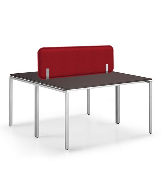 Desk mounted desk partition - AS TABLES - TALIN SRL - polyester ...