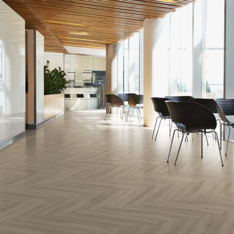 Eco-friendly flooring - ALMOND – HERRINGBONE - Aspecta Flooring - vinyl ...