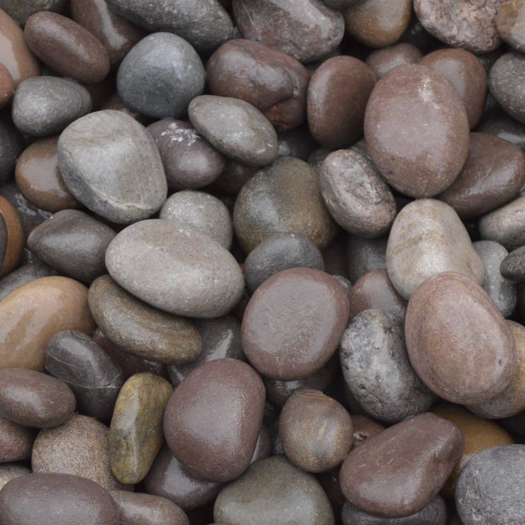 Rounded pebble - RED RIVER - Asian Stones