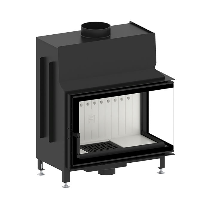 Corner fireplace - STMA68x43.R - Hitze - wood-burning / contemporary ...