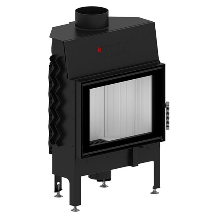 Wood-burning fireplace - ALBERO AL9S.H-D - Hitze - built-in / Single ...