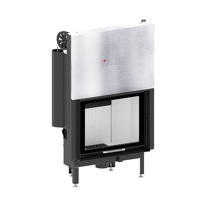 Wood-burning fireplace - ALBERO AL16G.H-D - Hitze - built-in / Single ...