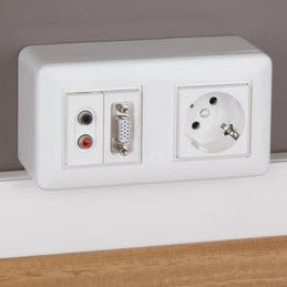 Power socket - K45 - Simon - data / multimedia / triple