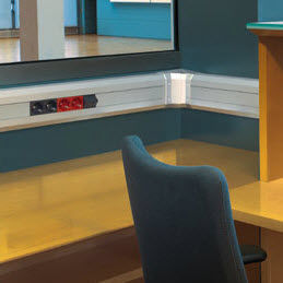 Aluminum cable trunking - K45 CABLOMAX - Simon - PVC / wall-mounted ...