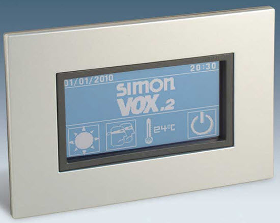 Domestic use home automation system - VOX.2 - Simon - for hotel ...