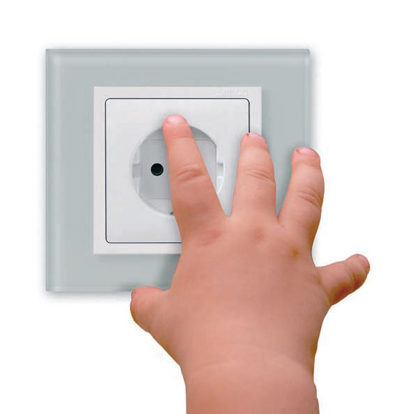 Power socket - Simon - wall-mounted / contemporary